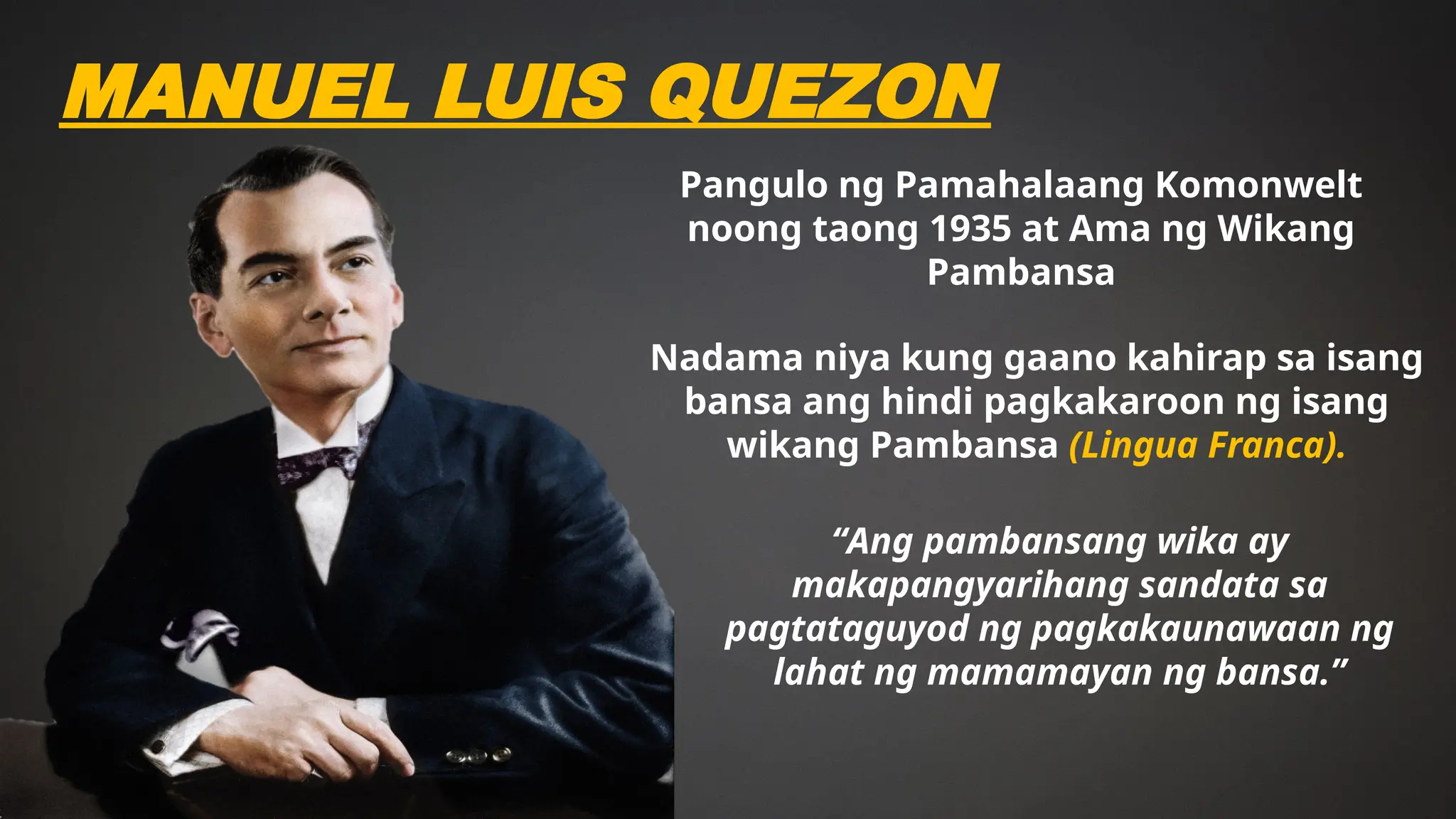 Konseptong Pangwika: Wikang Pambansa ng Pilipinas | PPTX