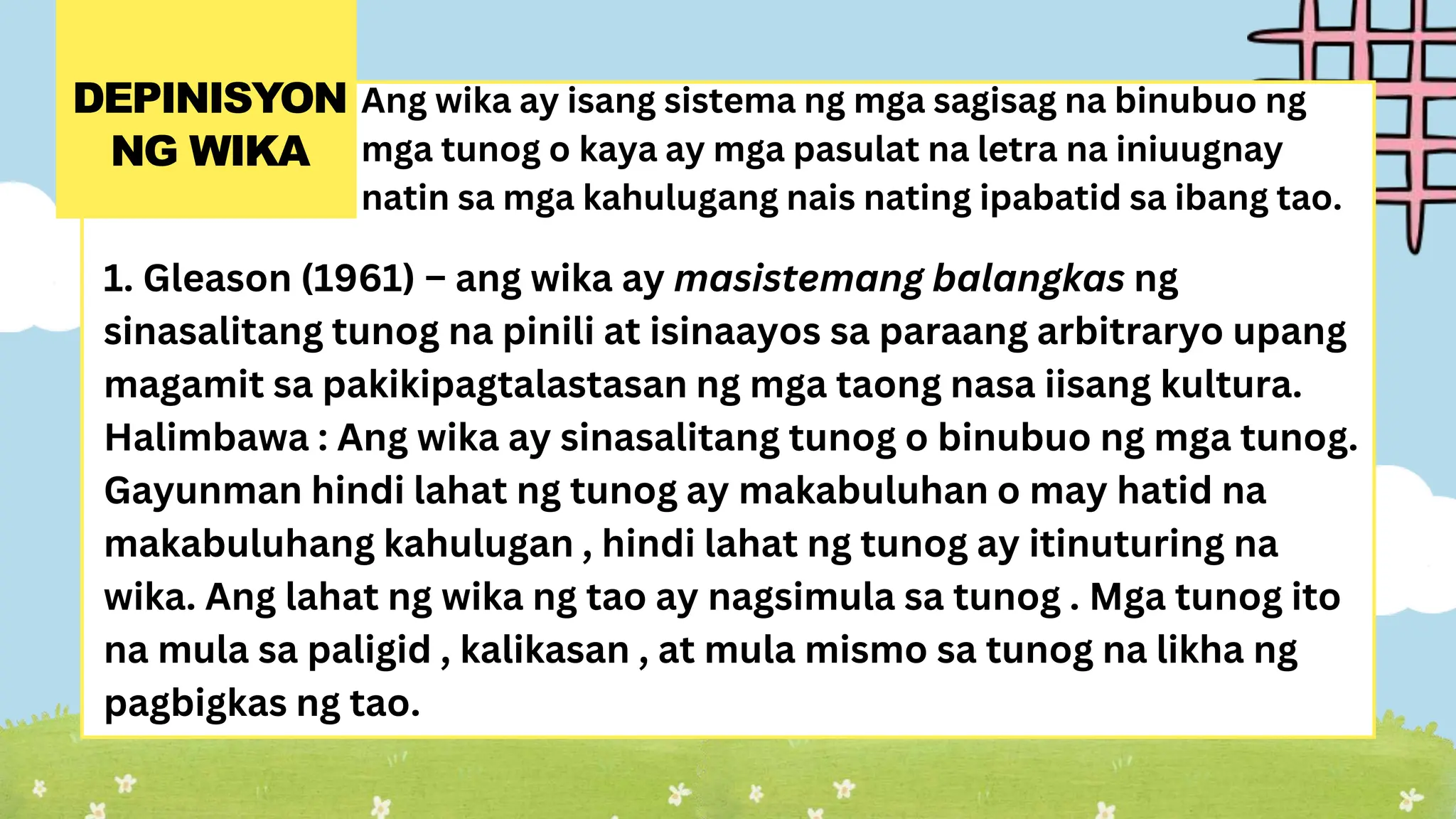 Komunikasyon at Pananaliksik sa Wika at Kulturang Pilipino - Lesson 1 ...