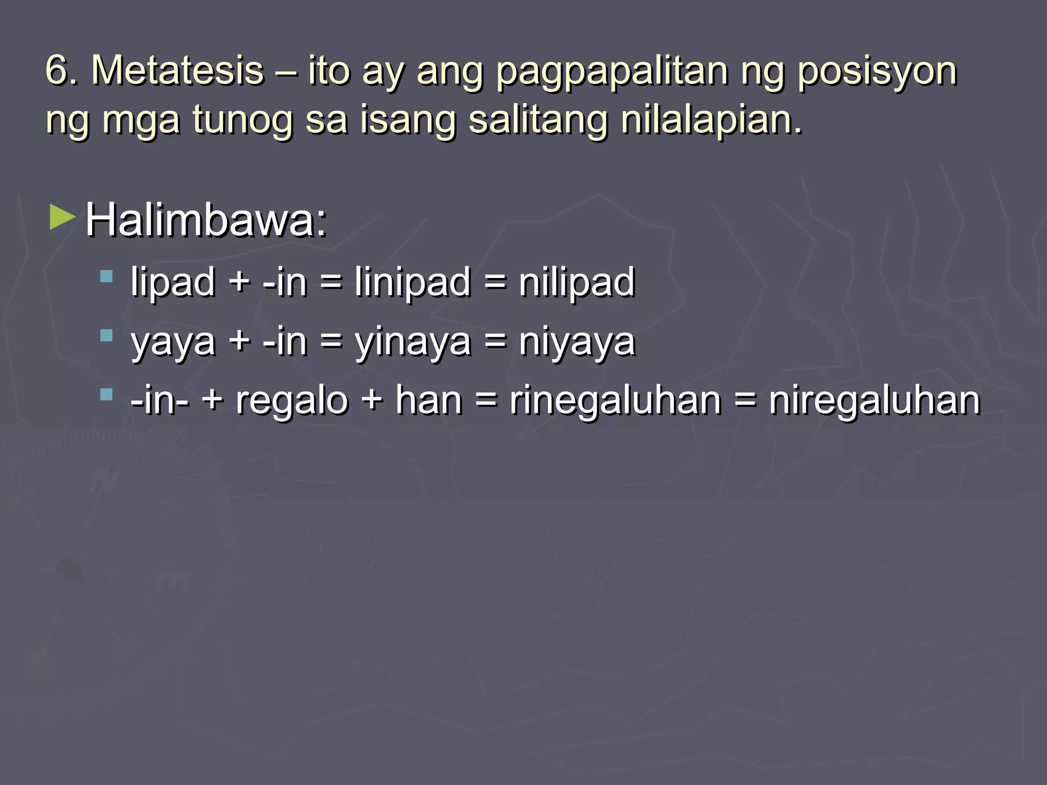 Fil1 morpema | PPT