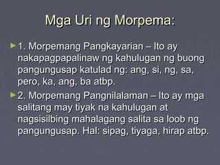 Fil1 morpema | PPT