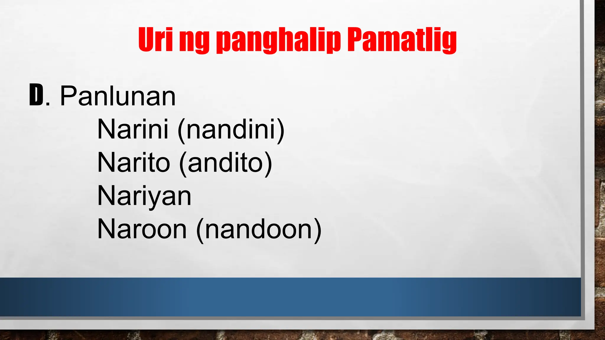 Ang Gamit ng Panghalip at uri nito.Mga Halimbawa | PDF
