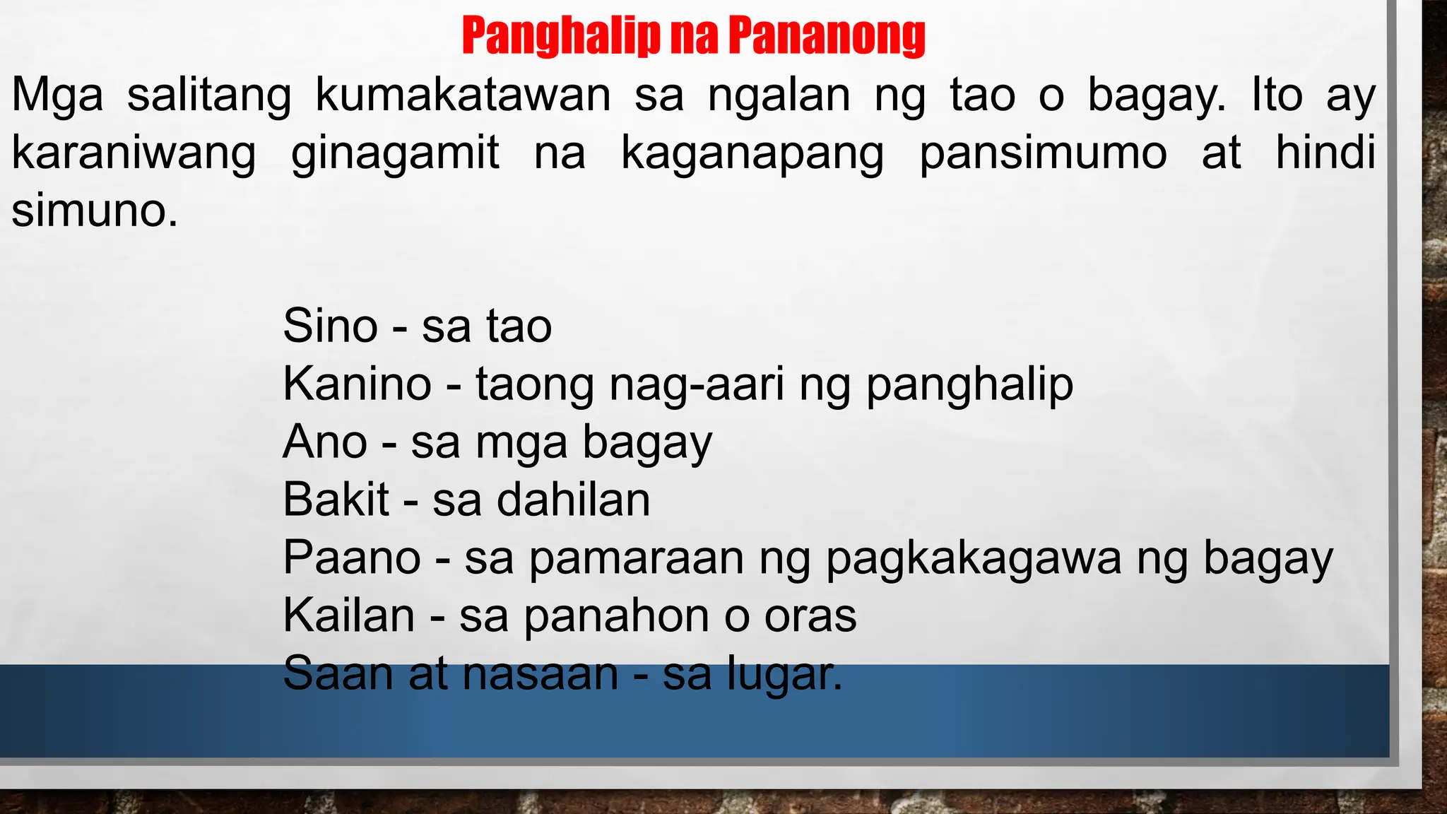 Ang Gamit ng Panghalip at uri nito.Mga Halimbawa | PDF
