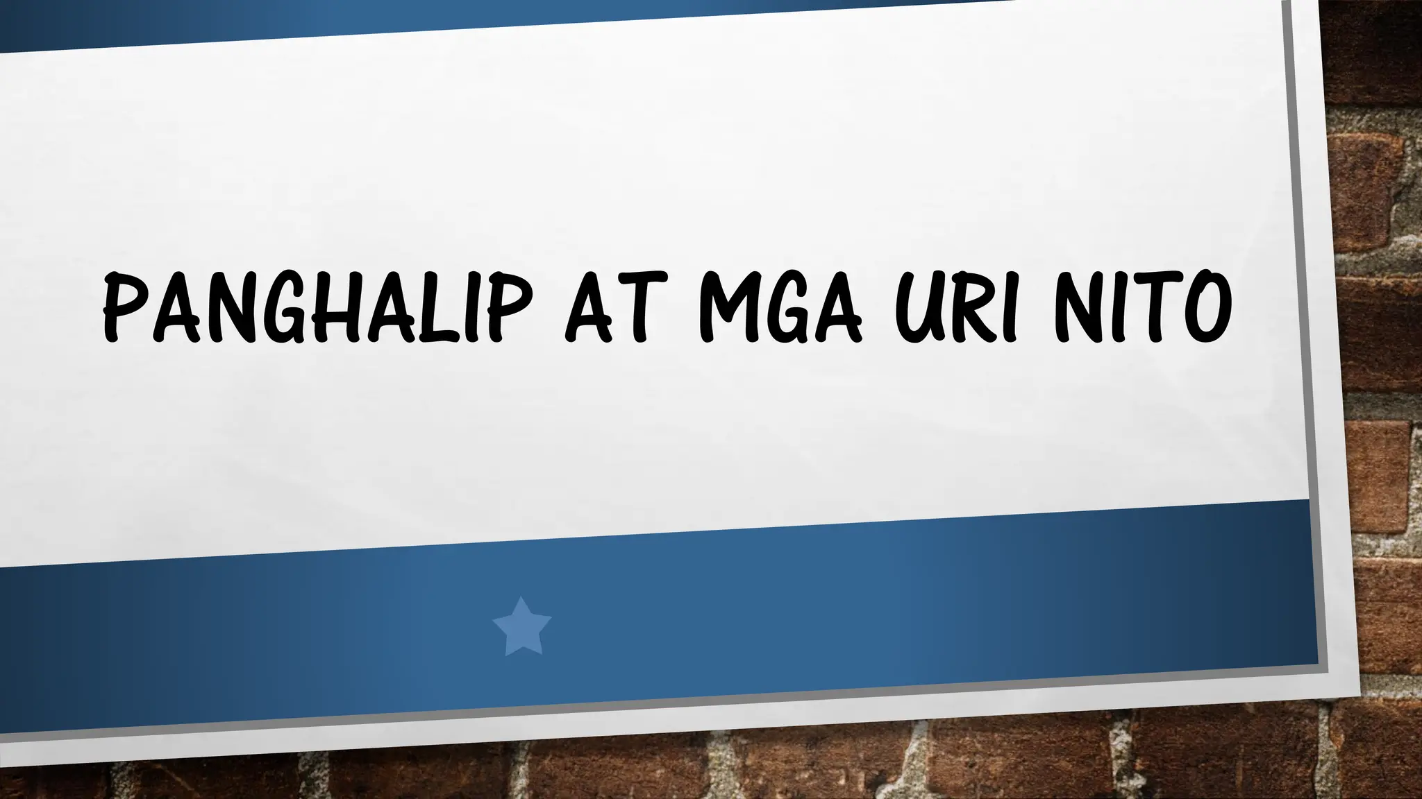 Ang Gamit ng Panghalip at uri nito.Mga Halimbawa | PDF