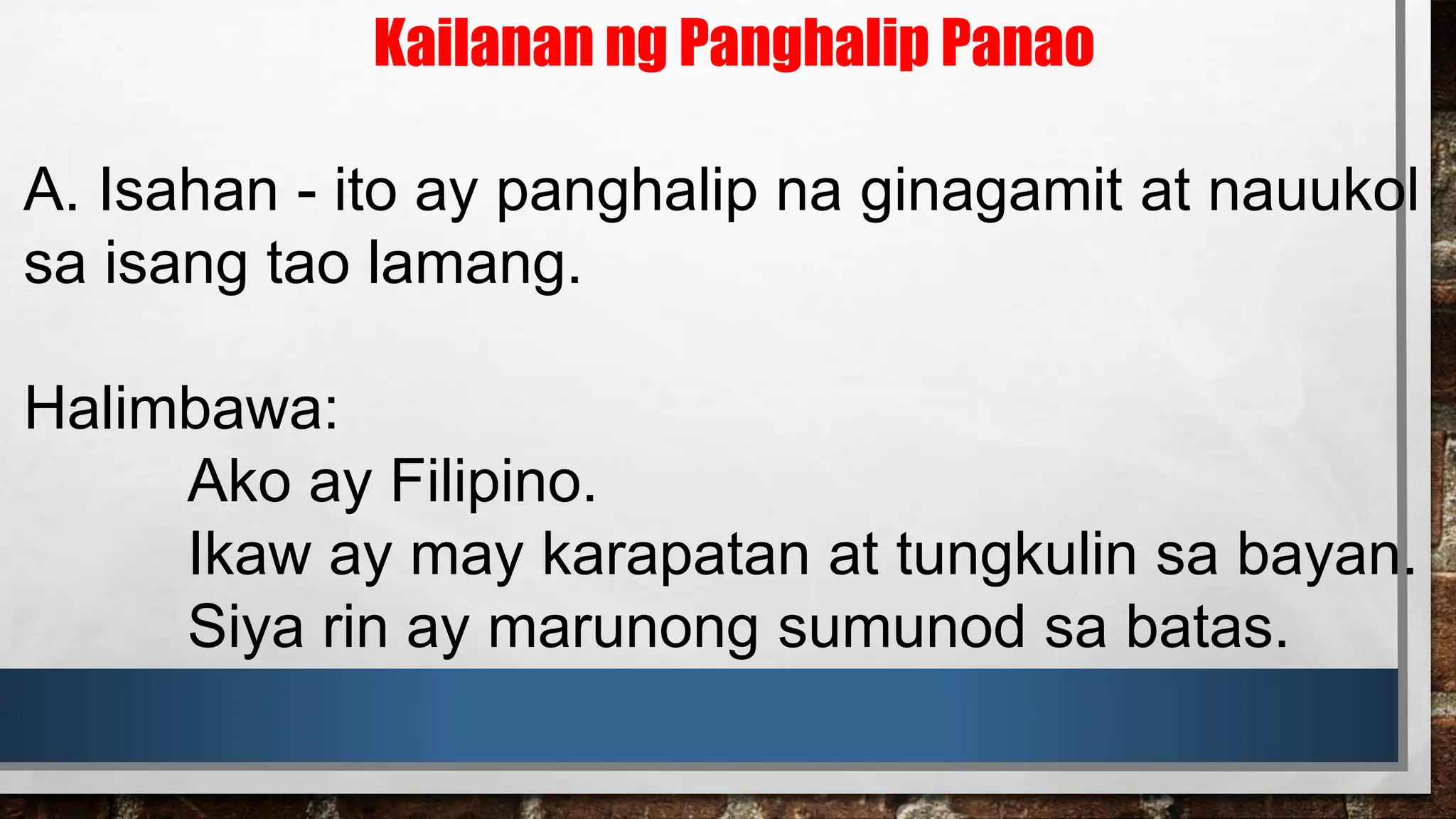 Ang Gamit ng Panghalip at uri nito.Mga Halimbawa | PDF