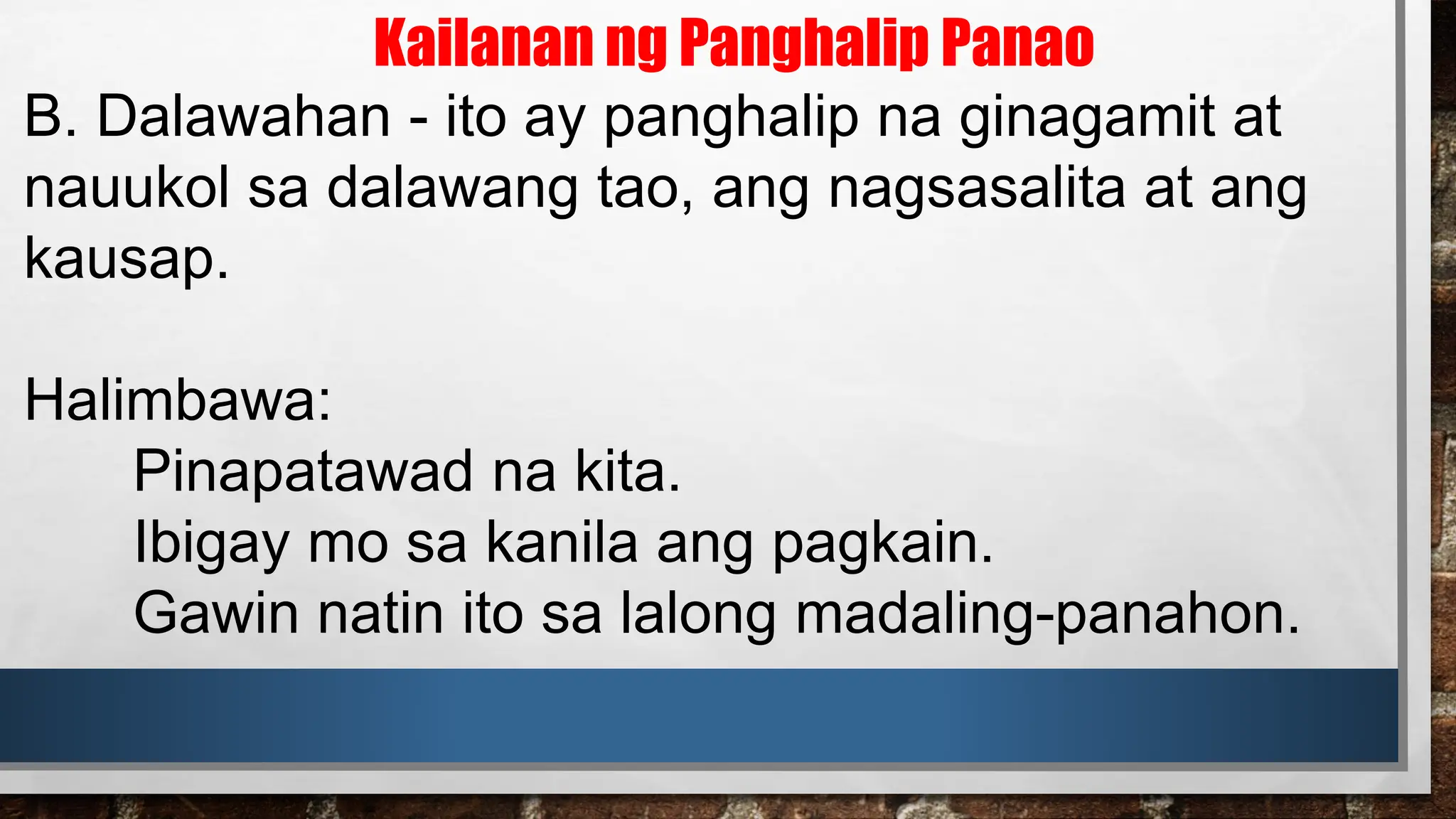 Ang Gamit ng Panghalip at uri nito.Mga Halimbawa | PDF
