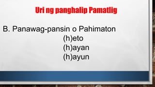 Ang Gamit ng Panghalip at uri nito.Mga Halimbawa | PDF
