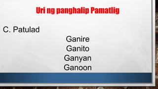 Ang Gamit ng Panghalip at uri nito.Mga Halimbawa | PDF