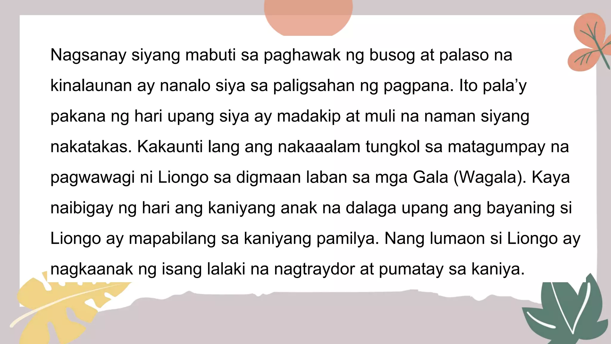 MITOLOHIYANG LIONGO .pptx