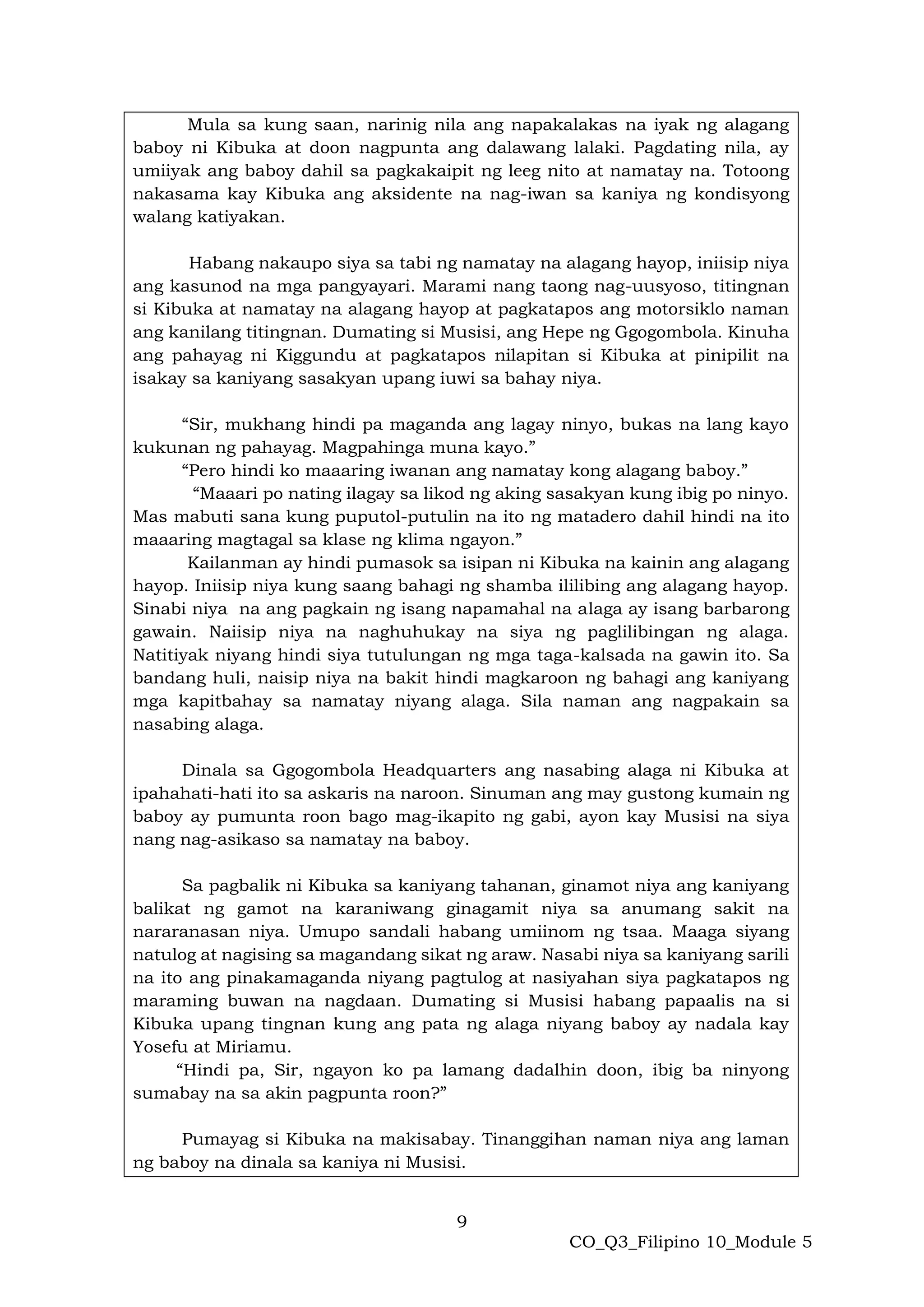 grade 10 3rd quarter FILIPINO FIL10-Q3-MODYUL5.pdf