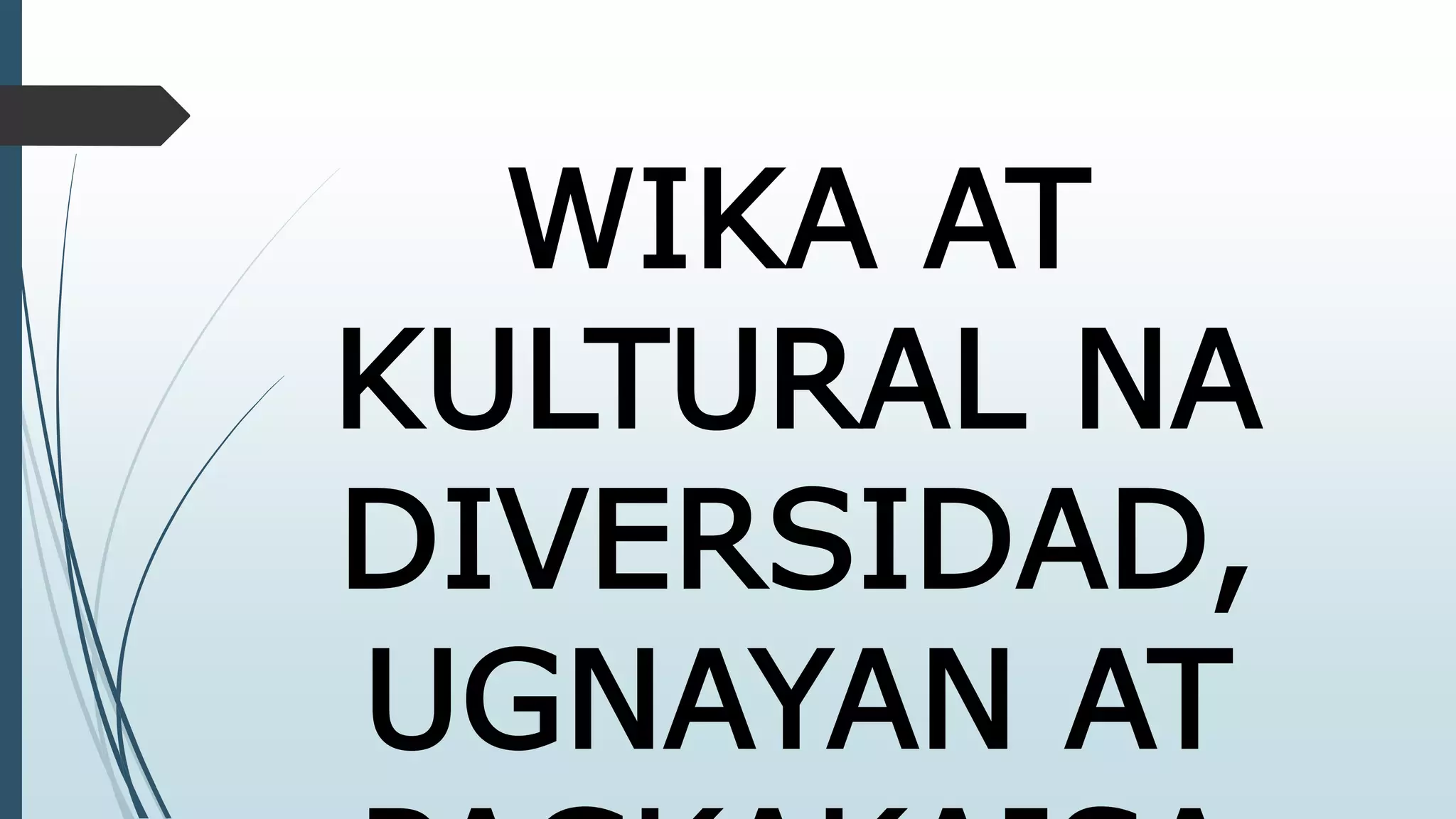 Fil 106: Ugnayan ng Wika, Kultura at Lipunan | PPTX