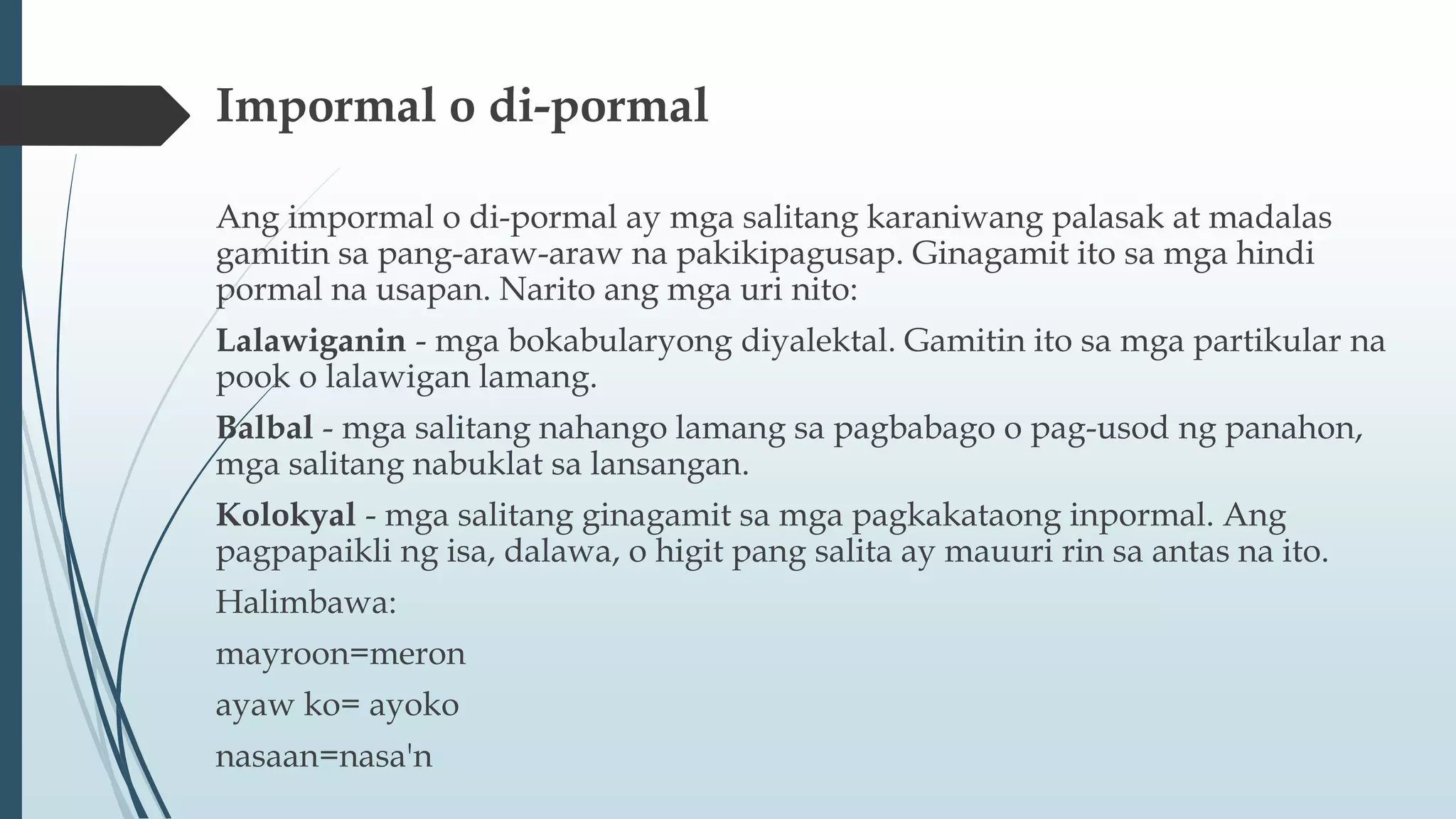 Fil 106: Ugnayan ng Wika, Kultura at Lipunan | PPTX
