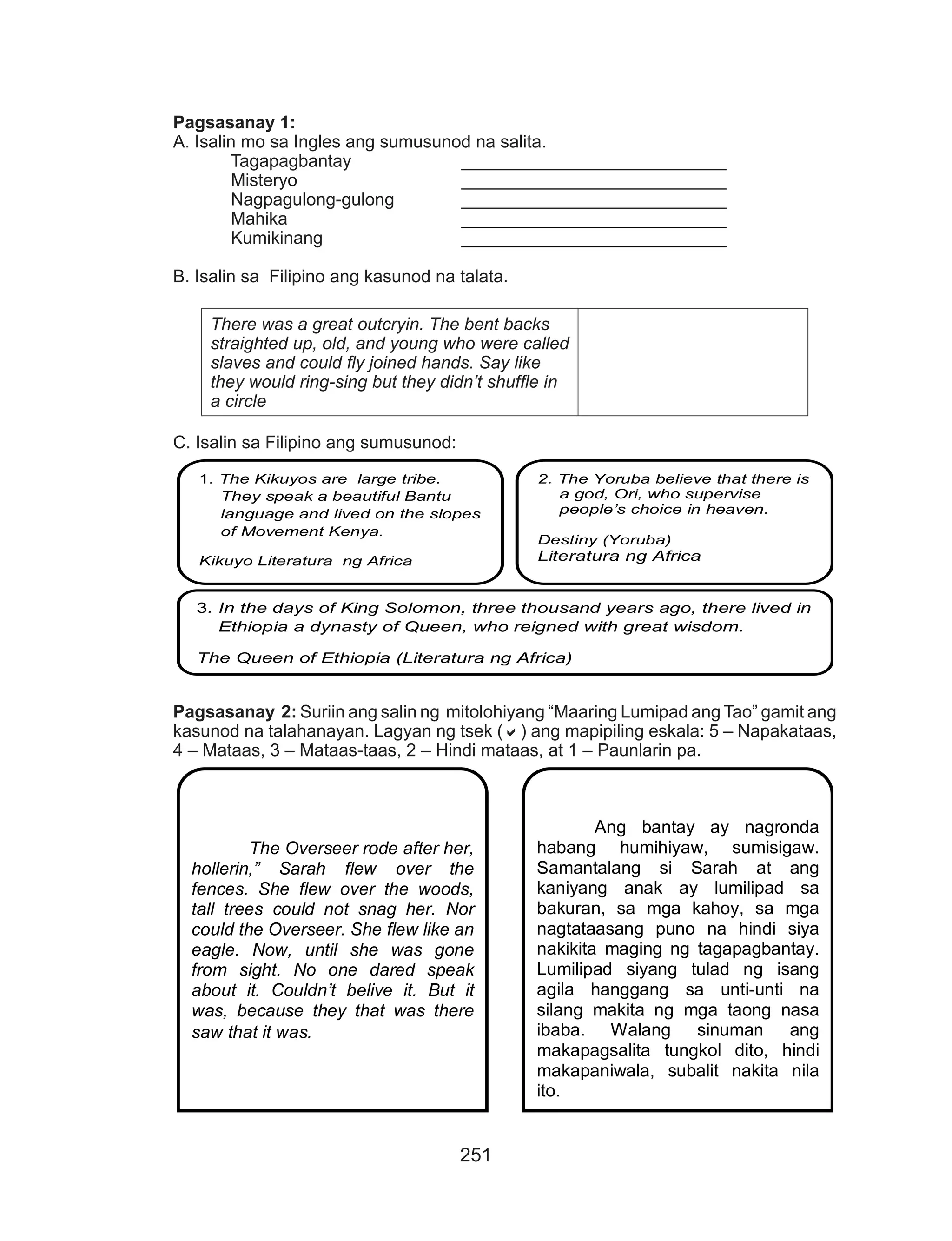 Filipino Grade 10 module unit 3 | PDF
