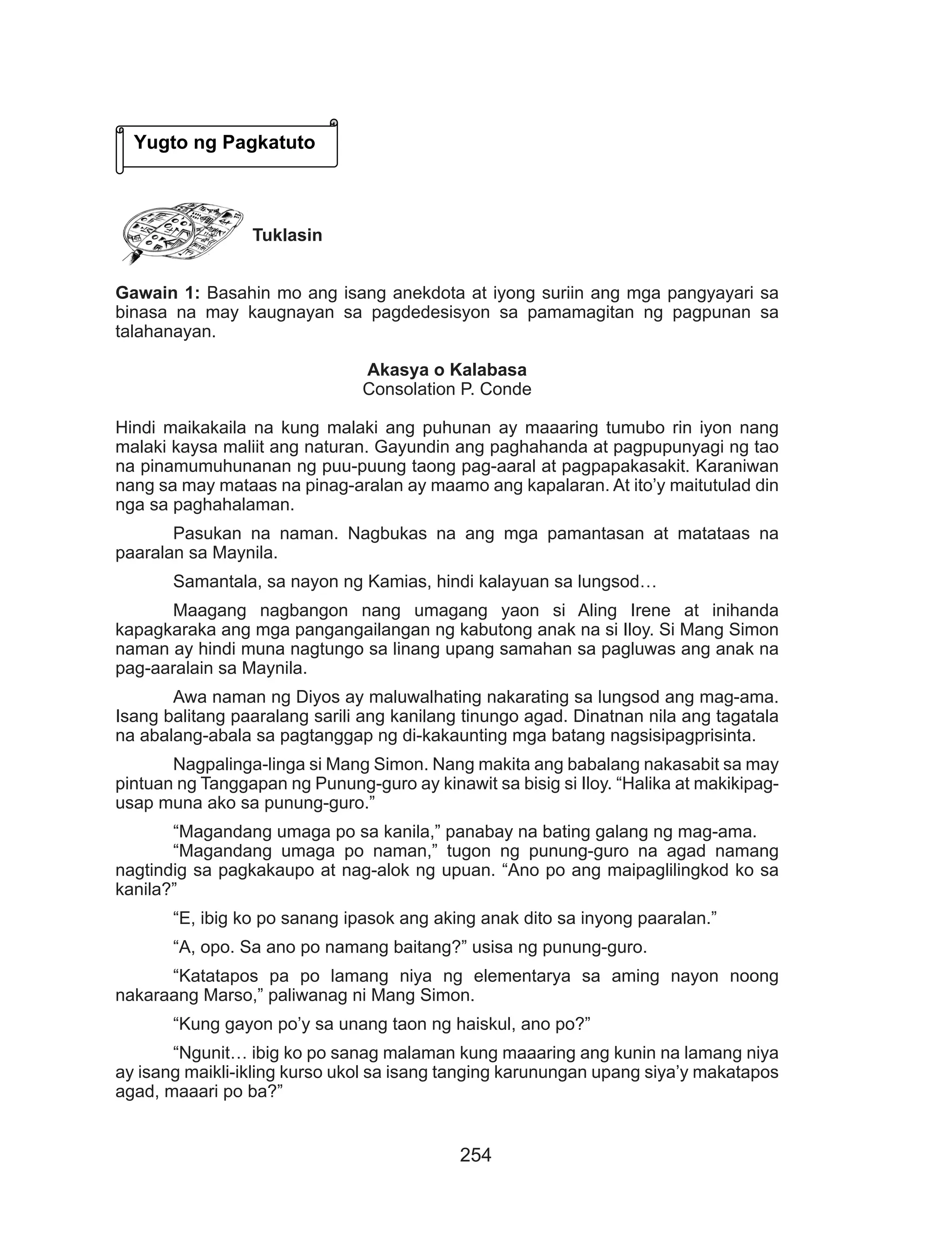 Filipino Grade 10 module unit 3 | PDF