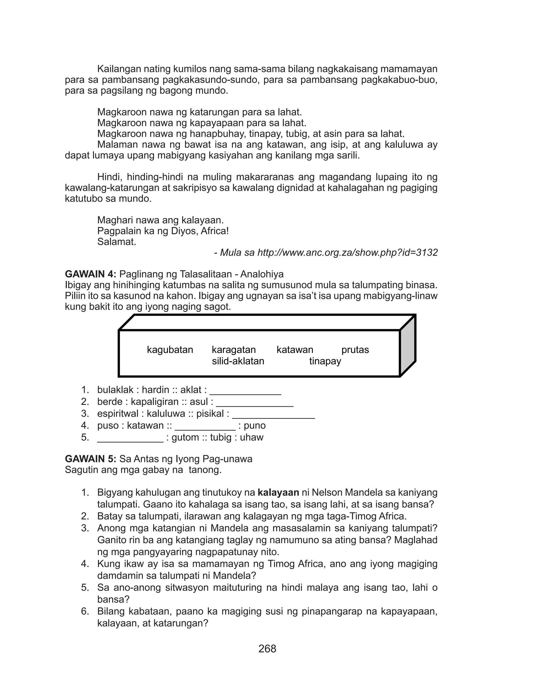 Filipino Grade 10 module unit 3 | PDF