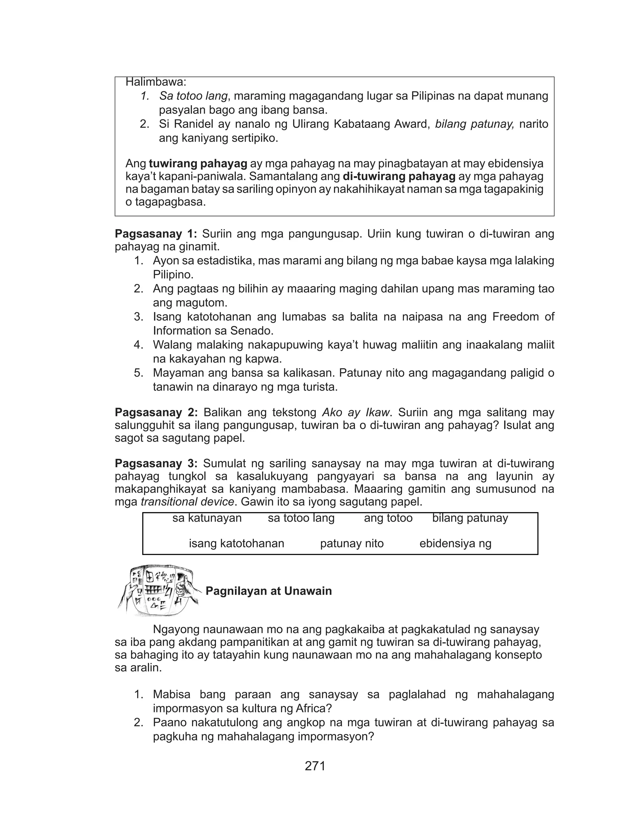 Filipino Grade 10 module unit 3 | PDF