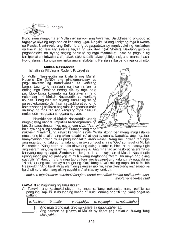 Filipino Grade 10 module unit 3 | PDF