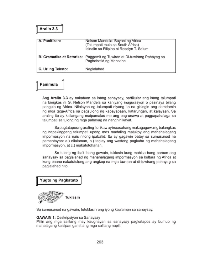 Filipino Grade 10 module unit 3 | PDF