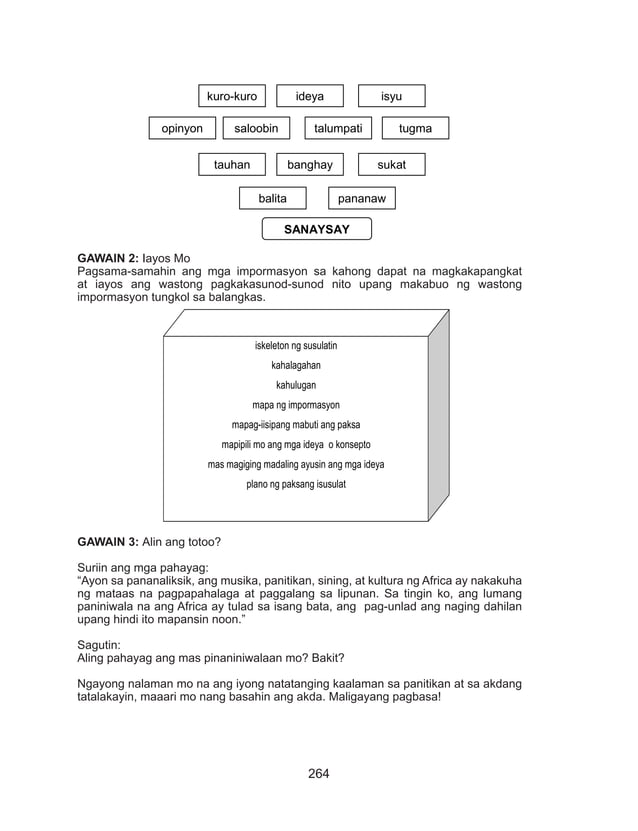 Filipino Grade 10 module unit 3 | PDF