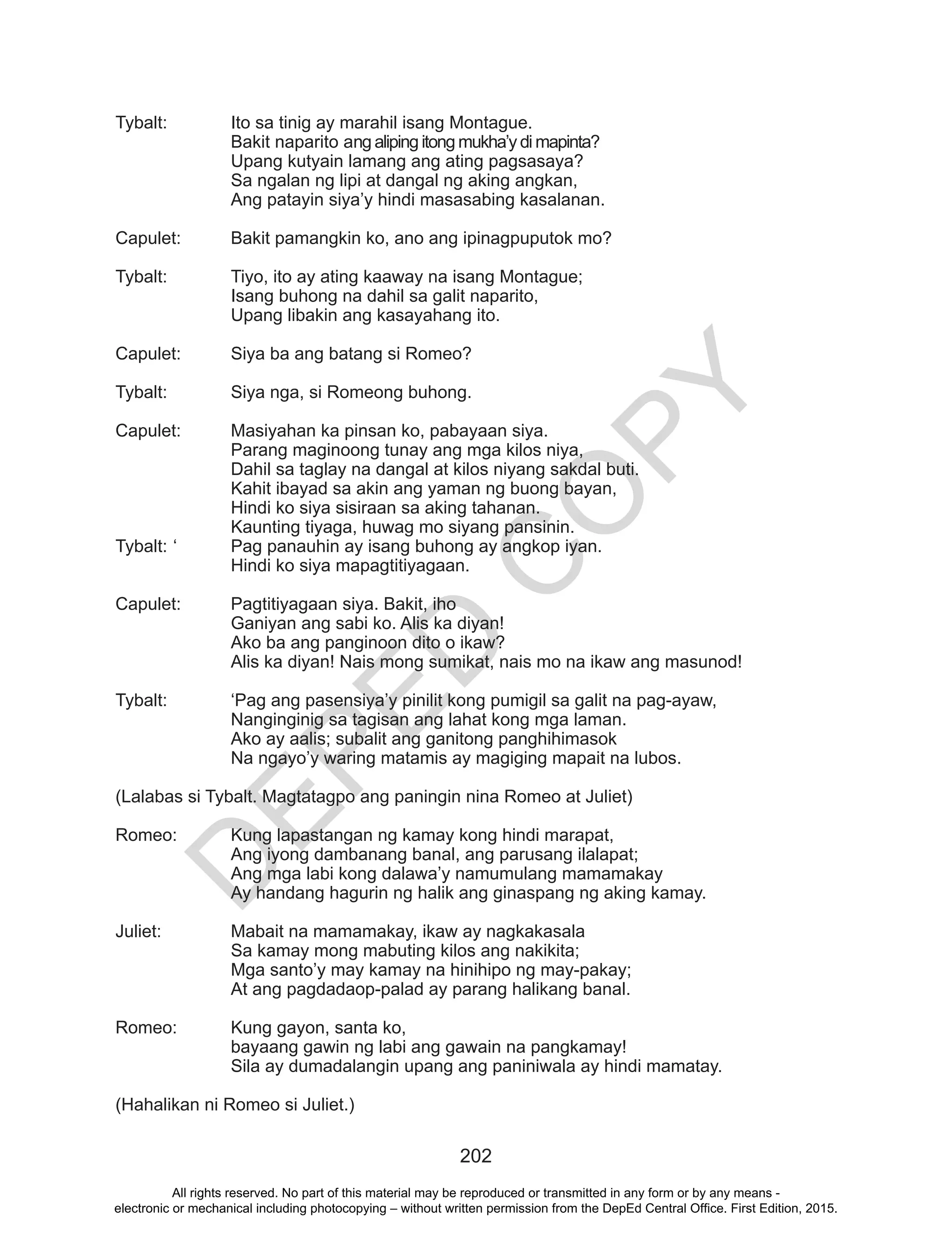Grade 10 Filipino Learners Material (Unit 2) | PDF