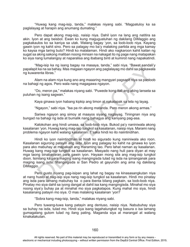 Grade 10 Filipino Learners Material (Unit 2) | PDF