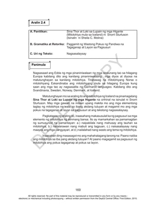 Grade 10 Filipino Learners Material (Unit 2) | PDF