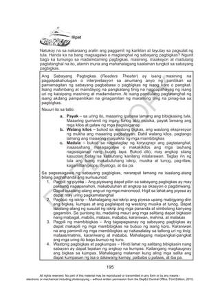 Grade 10 Filipino Learners Material (Unit 2) | PDF
