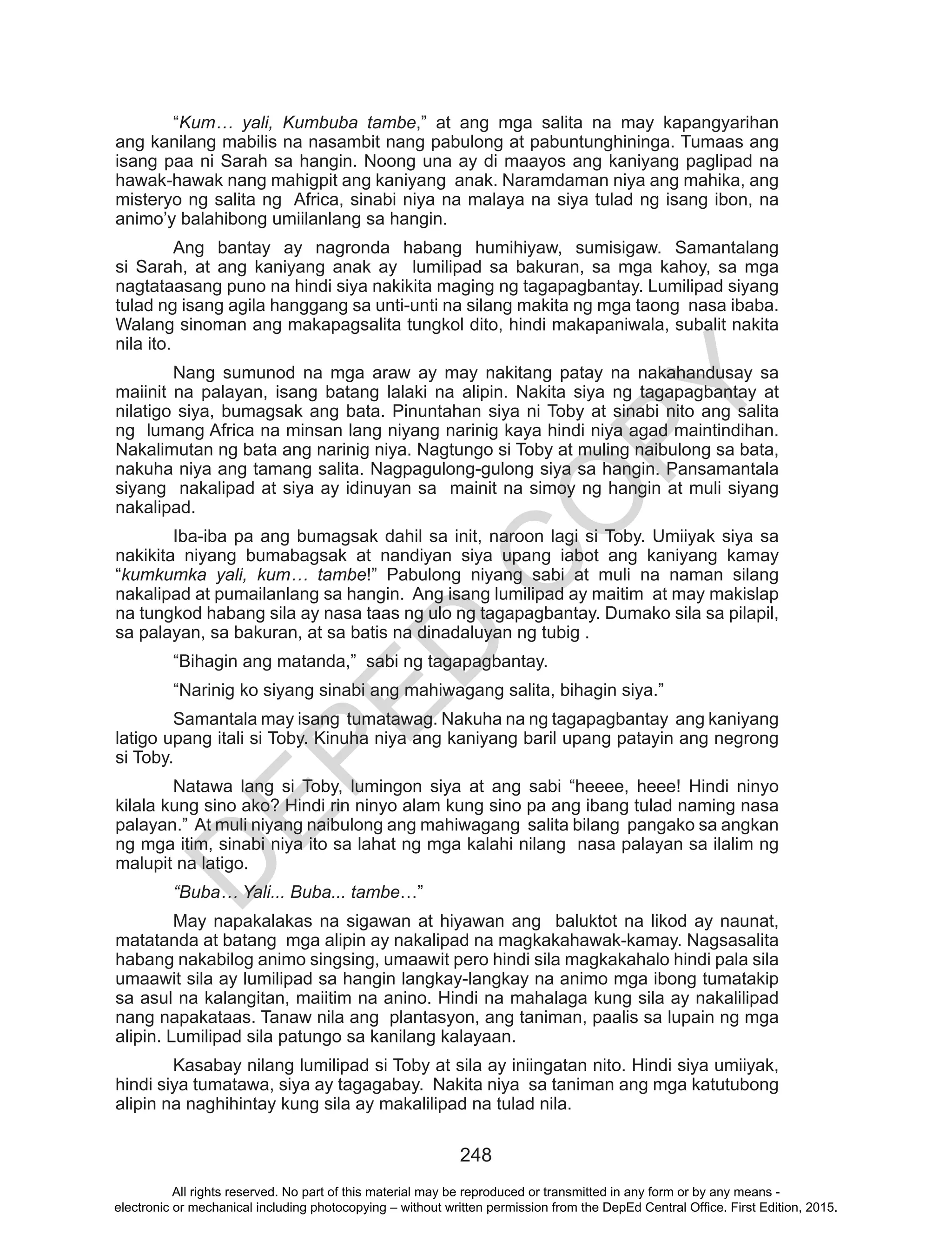 FILIPINO Grade 10 Learning Module Unit 3 | PDF
