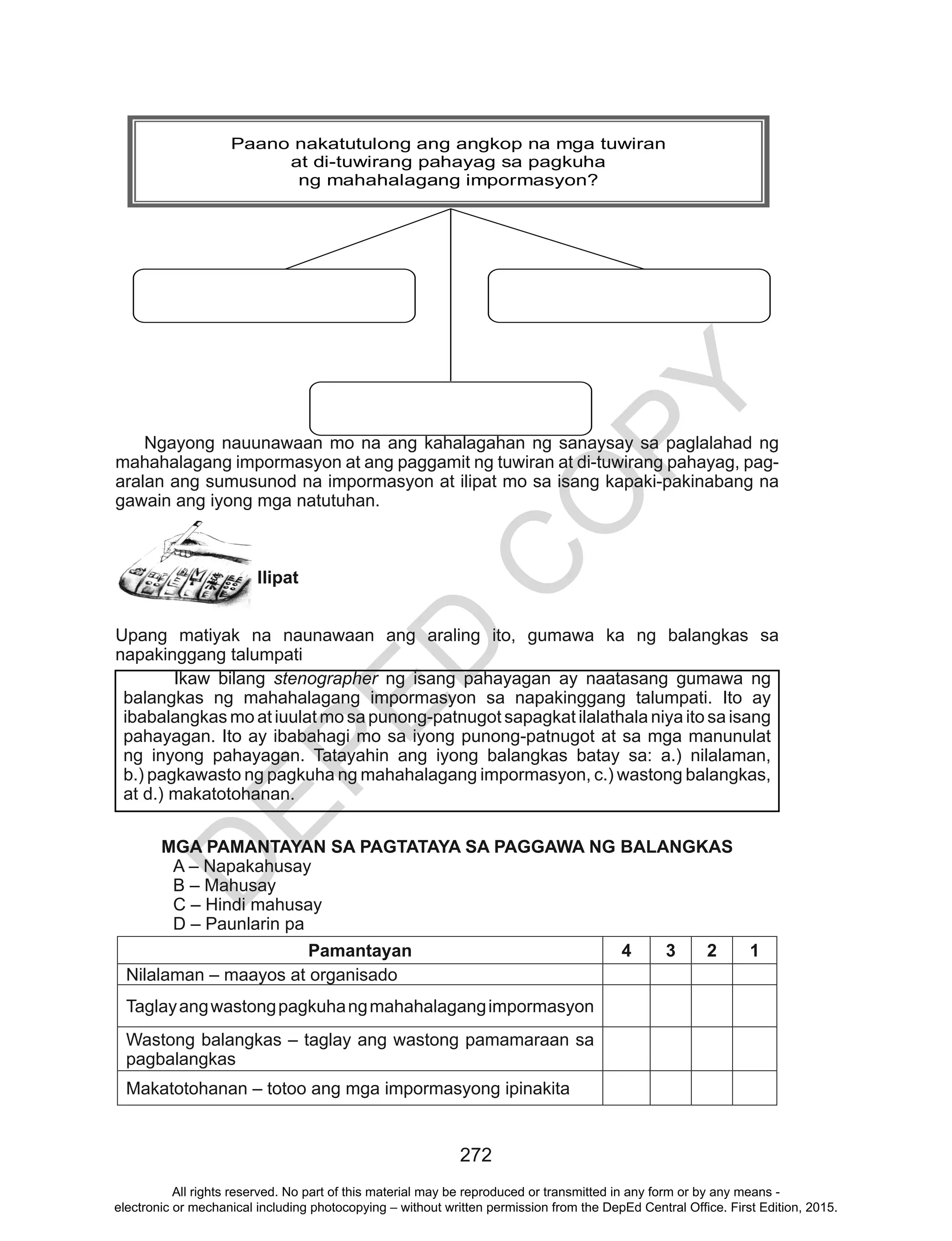 FILIPINO Grade 10 Learning Module Unit 3 | PDF