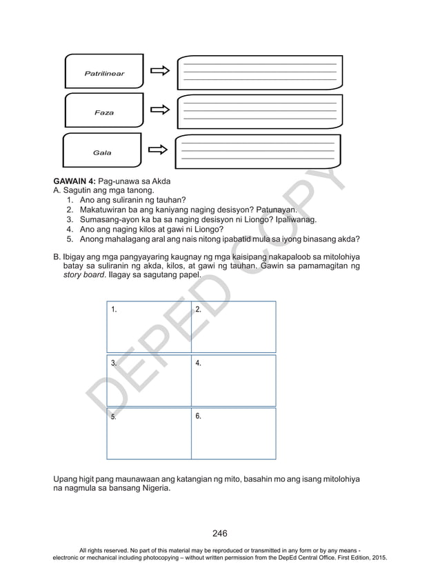 FILIPINO Grade 10 Learning Module Unit 3 | PDF