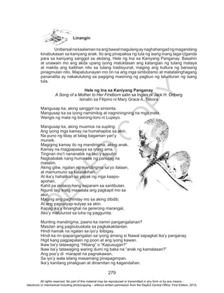 FILIPINO Grade 10 Learning Module Unit 3 | PDF