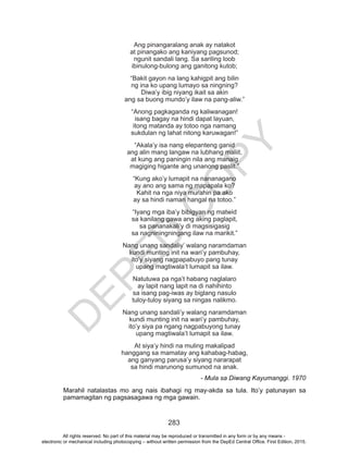 FILIPINO Grade 10 Learning Module Unit 3 | PDF