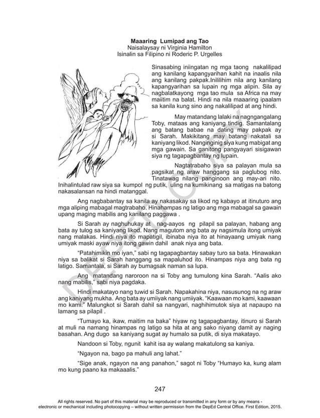 FILIPINO Grade 10 Learning Module Unit 3