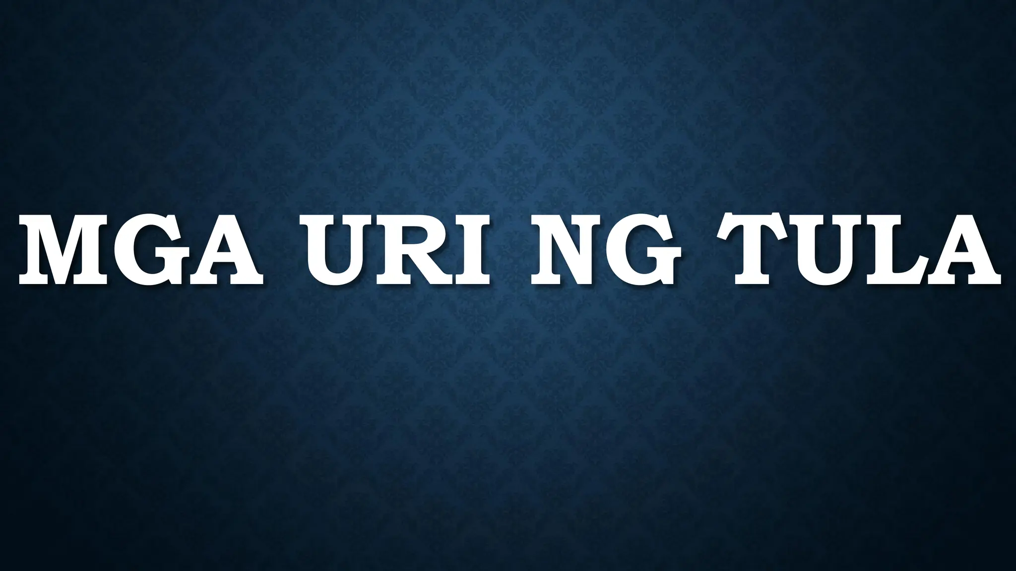 kALIKASAN AT KAHULUGAN URI NG TULA.. PDF. | PDF