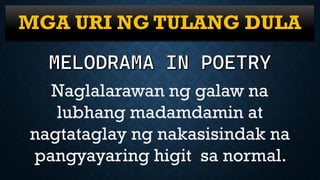 kALIKASAN AT KAHULUGAN URI NG TULA.. PDF. | PDF