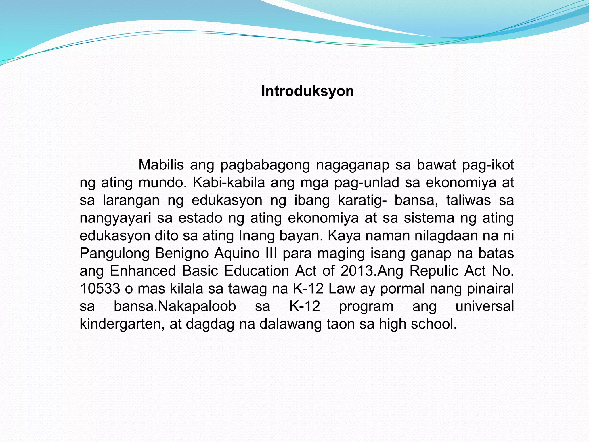 Thesis in Filipino Sample | PPTX
