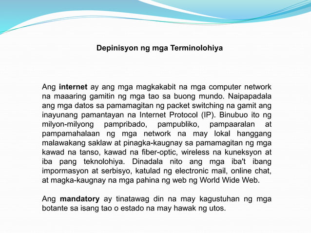 Thesis in Filipino Sample | PPTX