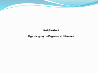 Thesis in Filipino Sample | PPTX