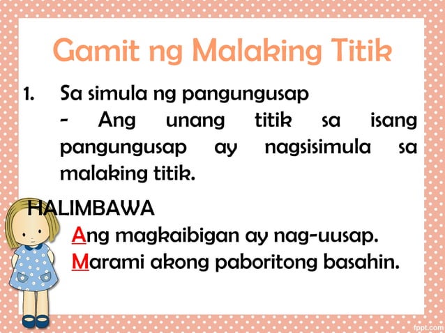 Gamit ng Malaking Titik | PPT