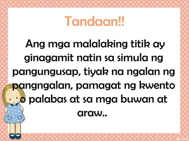 Gamit ng Malaking Titik | PPT