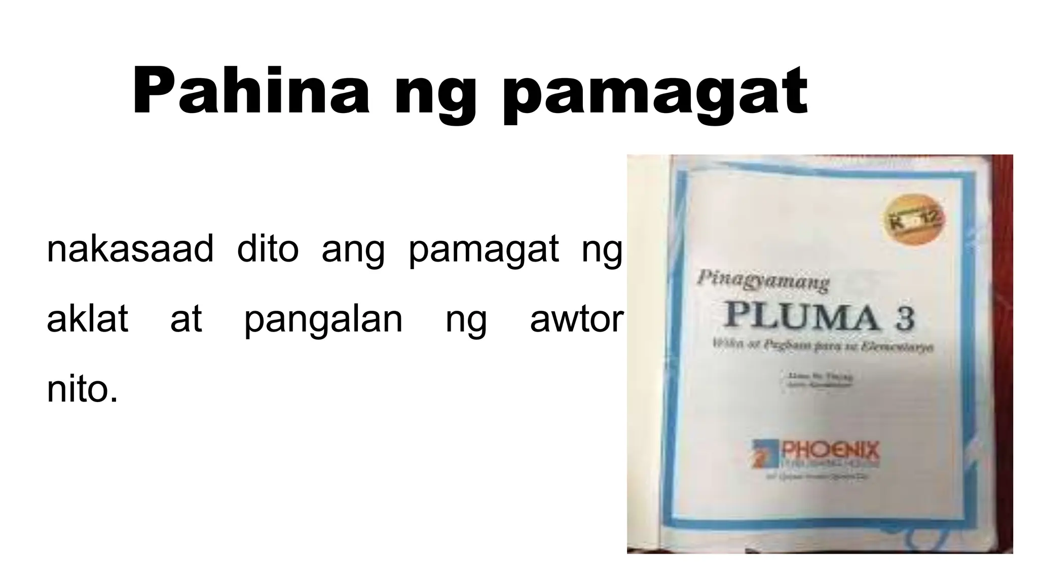 Filipino1_Mga Bahagi Ng Aklat Grade 6.pptx