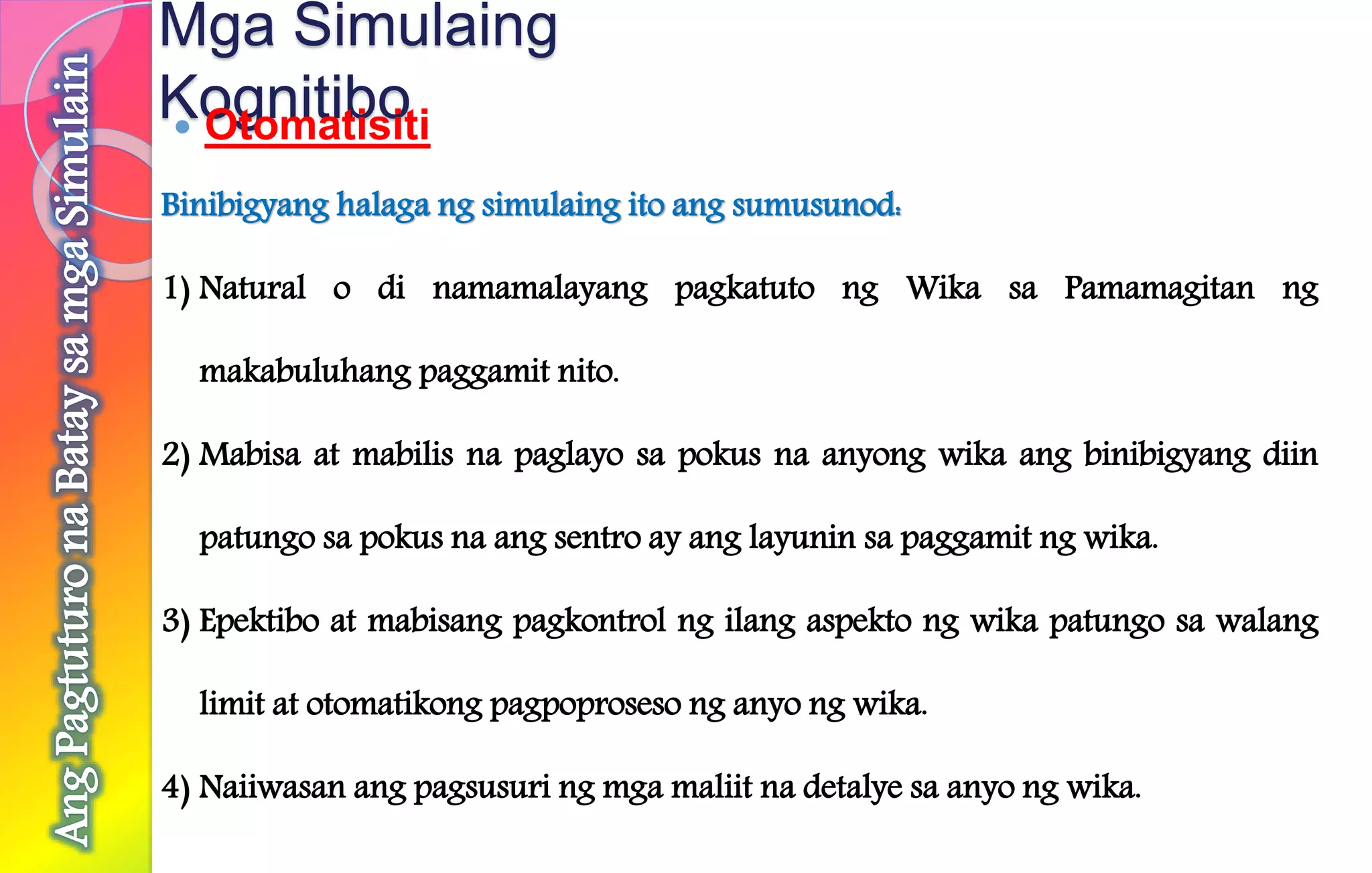 Fil 201 -Ang Pagtuturo na Batay sa mga Simulain | PPTX
