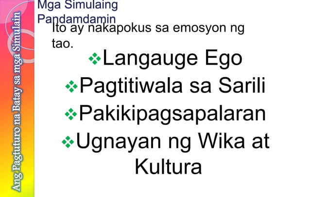 Fil 201 -Ang Pagtuturo na Batay sa mga Simulain | PPTX
