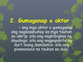 Filipino 21 Dula at Sanaysay | PPTX