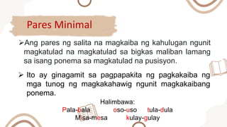 Filipino_301 P O N E M A magandang araw | PPTX