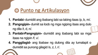 Filipino_301 P O N E M A magandang araw | PPTX