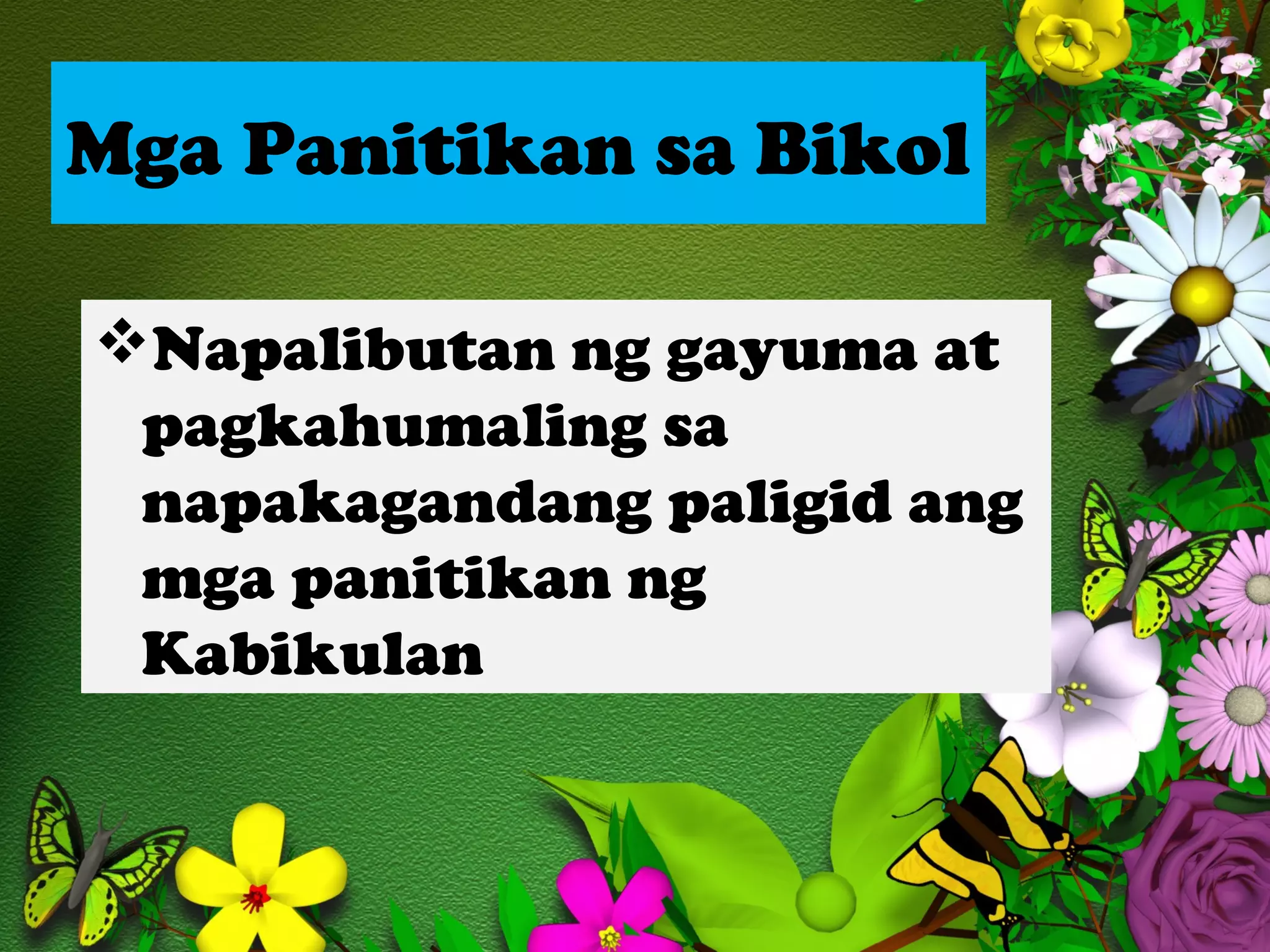 Mga Panitikan sa Bikol | PPT