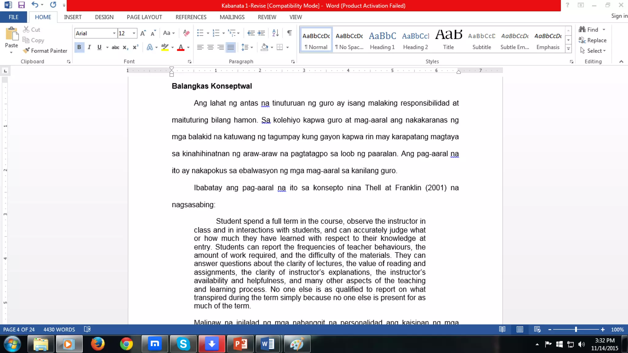 Fil 33 Paggawa ng Riserts/Filipino Research/Term Paper | PPTX