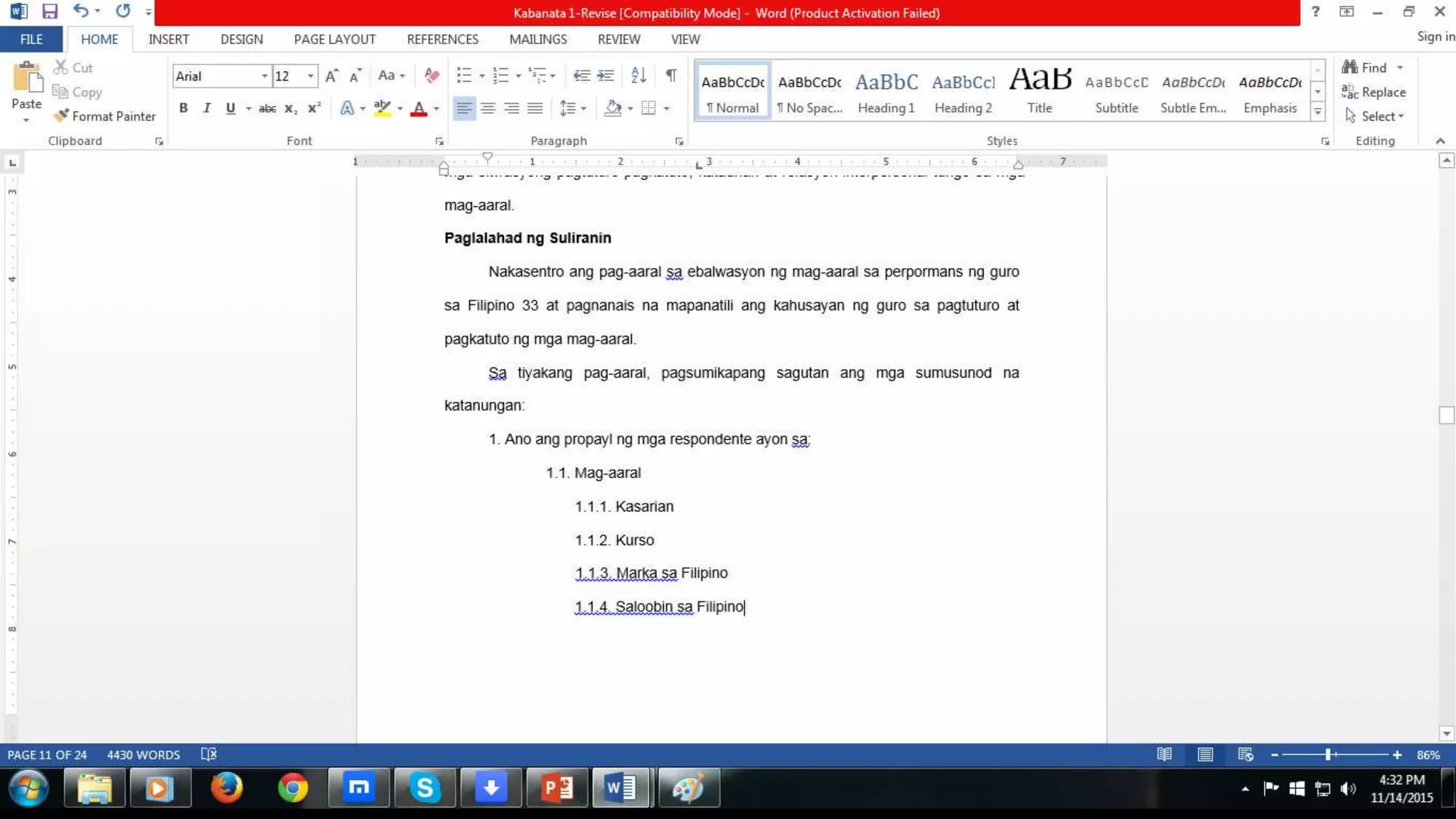 Fil 33 Paggawa ng Riserts/Filipino Research/Term Paper | PPTX