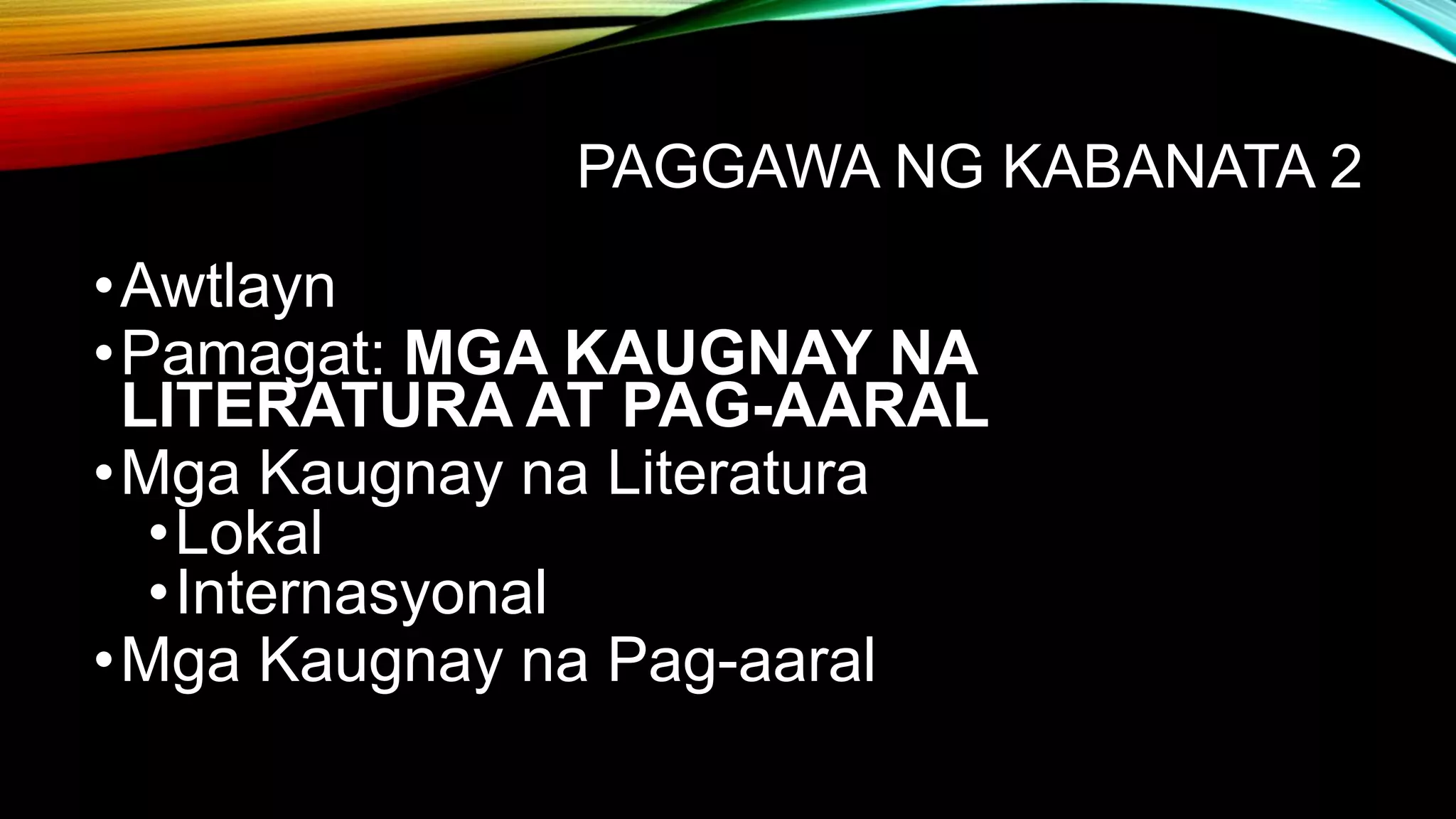 Fil 33 Paggawa ng Riserts/Filipino Research/Term Paper | PPTX