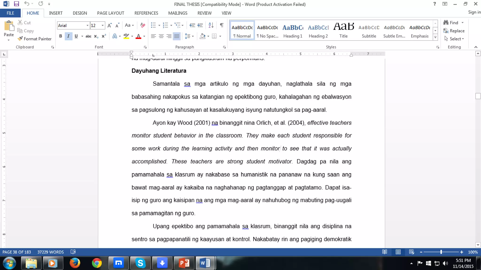 Fil 33 Paggawa ng Riserts/Filipino Research/Term Paper | PPTX